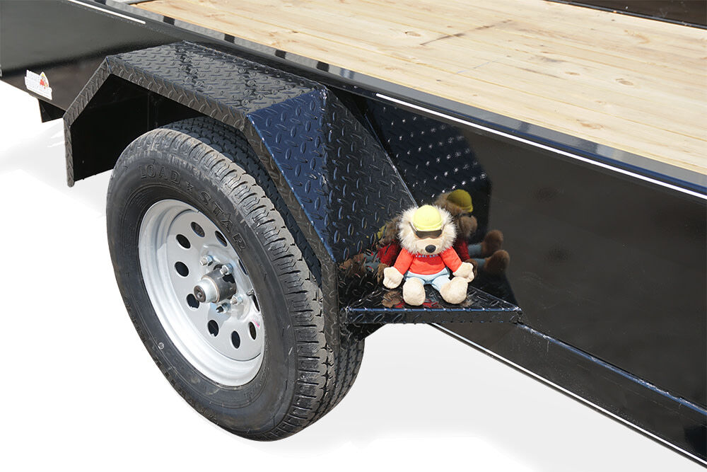 Doolittle Trailer Mfg Steel Sided Open Utility Trailer 14'x84in Single ...