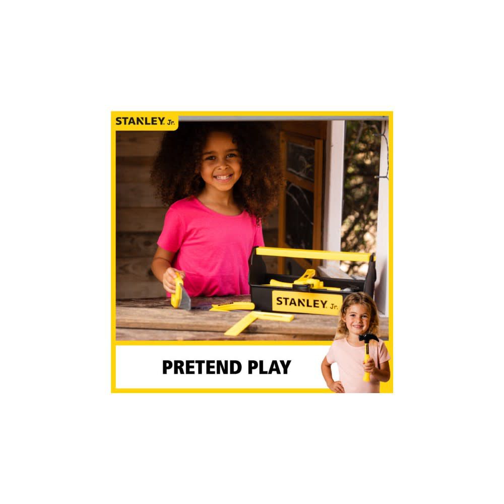 Stanley Jr Plastic Kids Pretend Role-Play Tool Set 25pc RP013-SY from ...