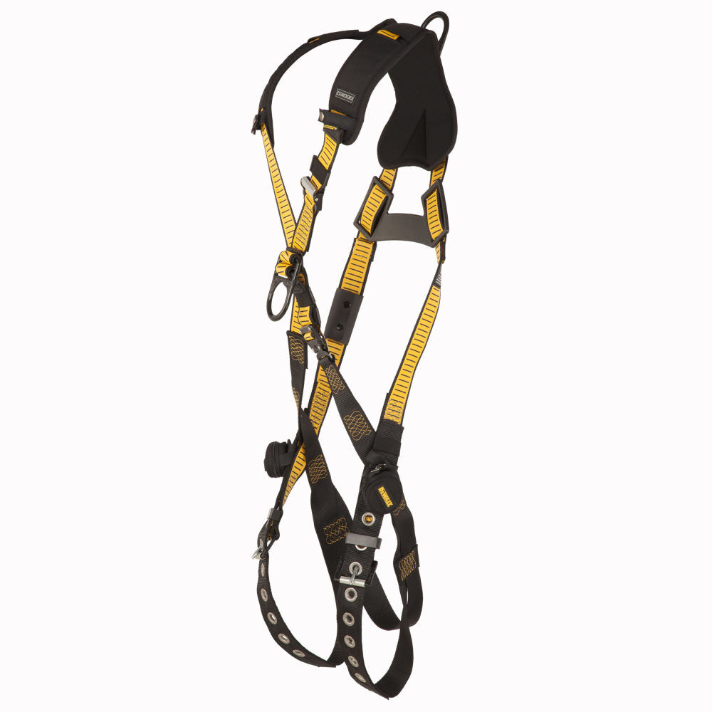 DEWALT D3000 Series S-M TB Leg QC Chest Crossover Full Body Harness ...