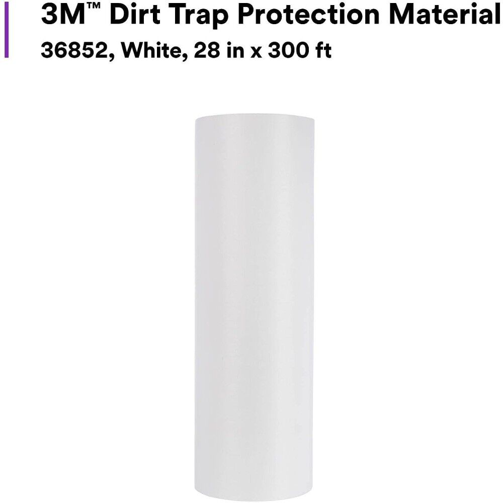 3M Dirt Trap Protection Material White 28 in x 300 Ft. 36852 - Acme Tools
