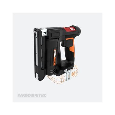 Worx 3/8 in 20V 2Ah Cordless Crown Stapler (Bare Tool) WX843L - Acme Tools