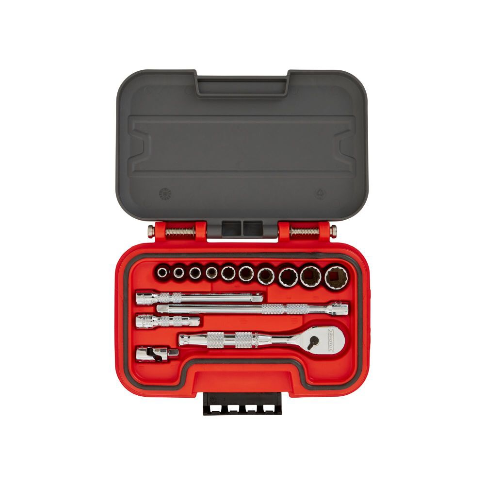 Proto Socket Set 1/4 DR 15pc SAE 12pt AERO J47115AS - Acme Tools