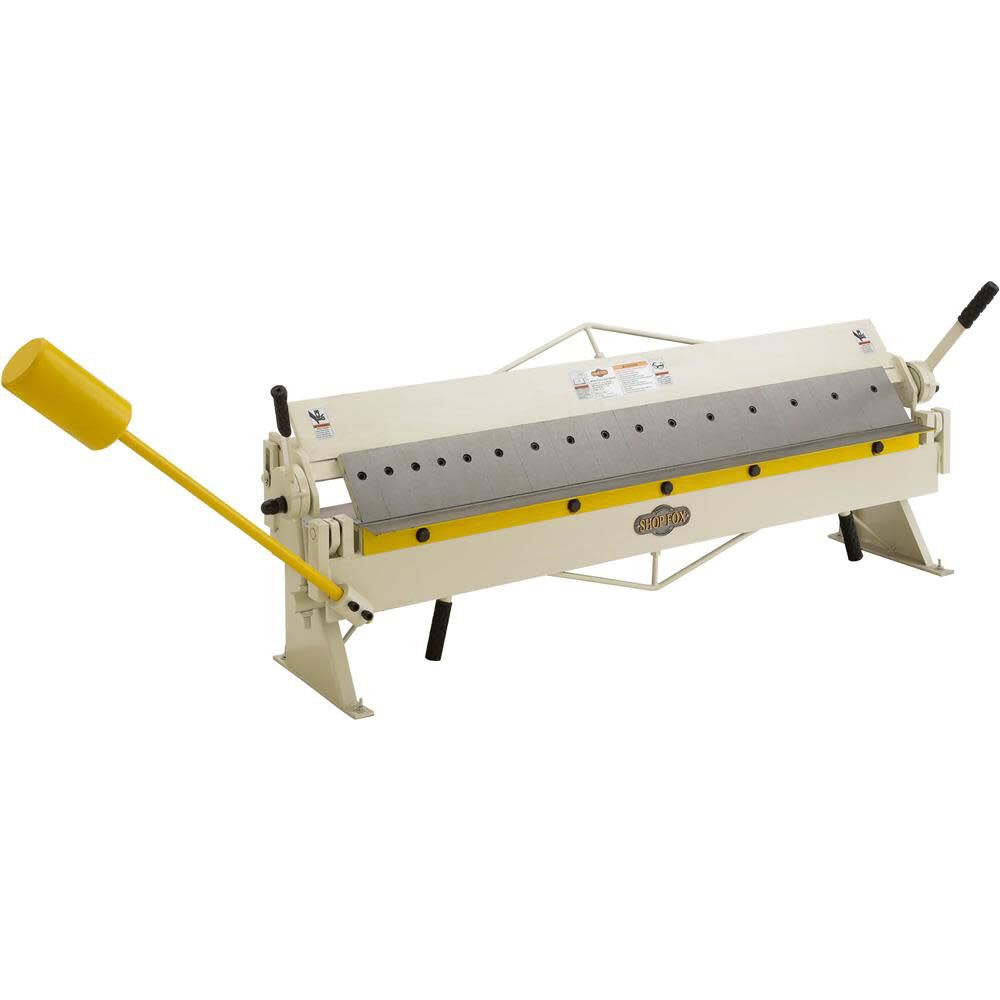 Shop Fox 48in x 18 Ga Box/Pan Brake with 16 Box Fingers M1118 - Acme Tools
