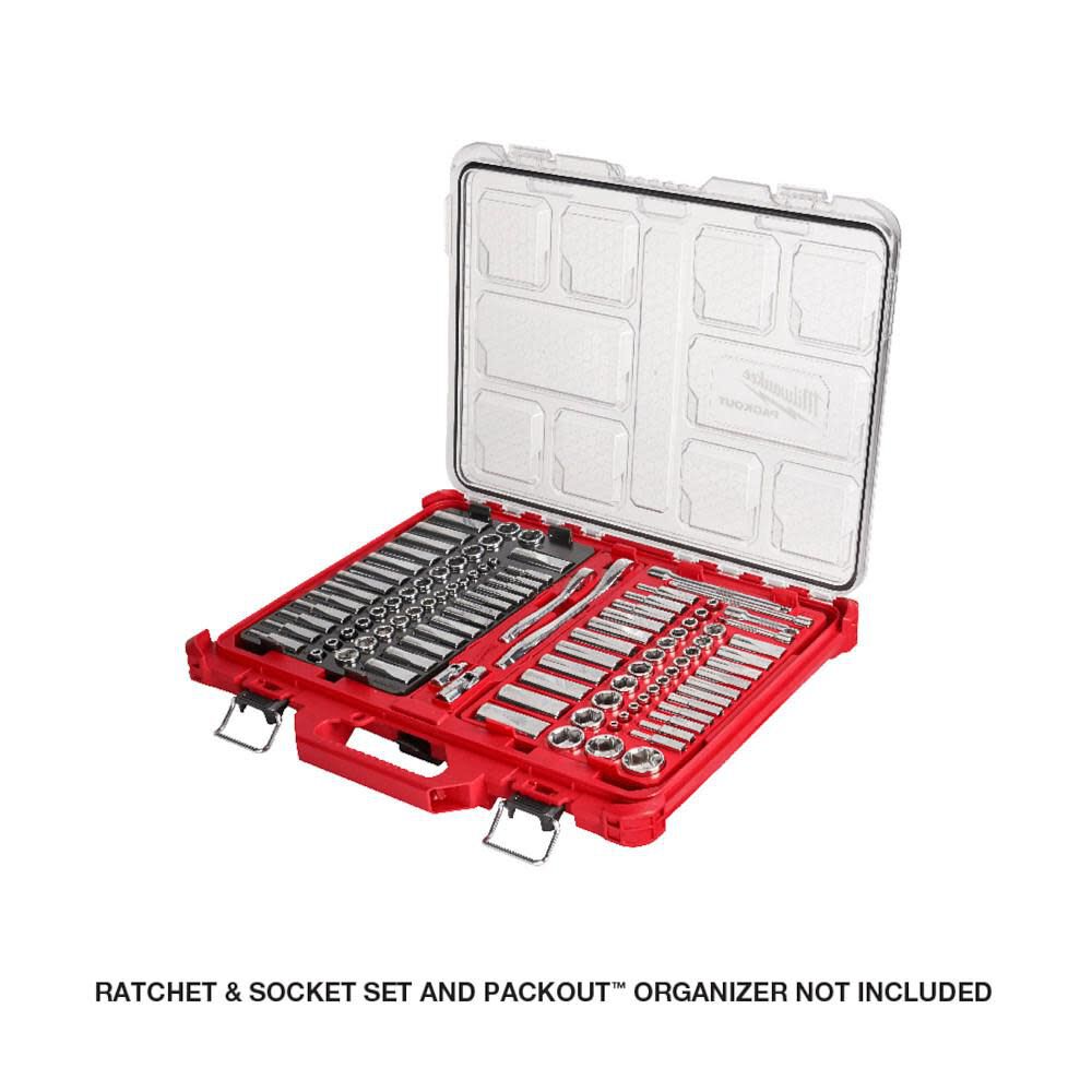 Milwaukee PACKOUT Trays for 47pc Ratchet & Socket Set 48-22-9487T from ...