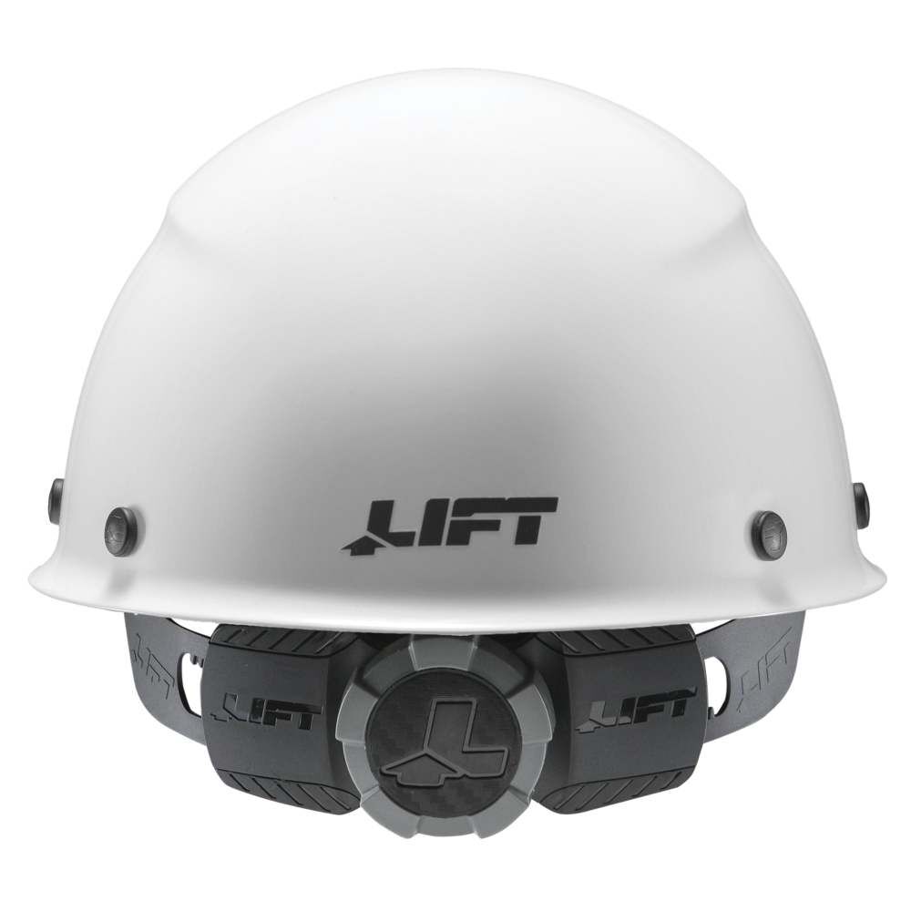 Lift Safety Hard Hat DAX White Fiber Resin Cap Style HDFC-17WG from ...