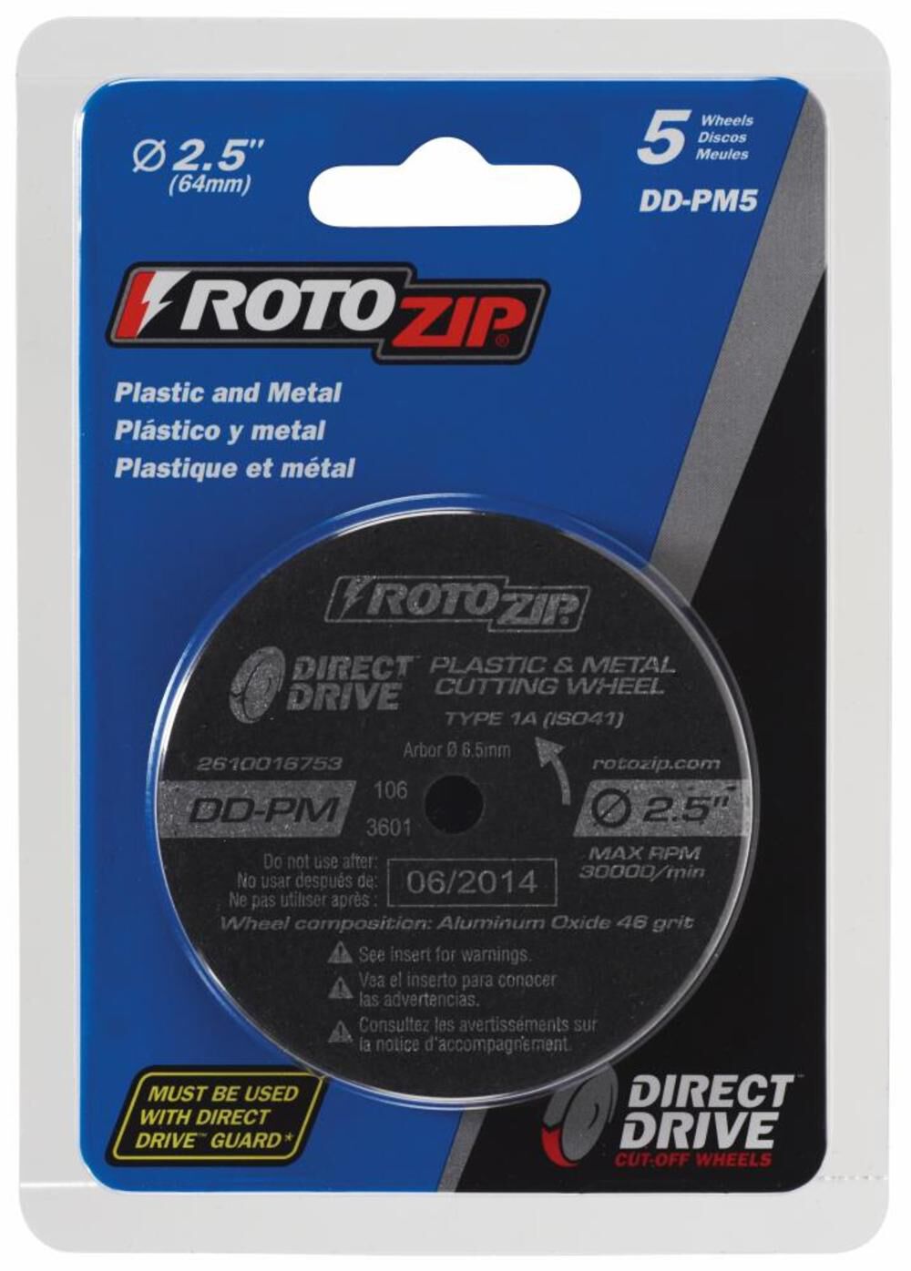 Rotozip Direct Drive Cut-Off Wheels DD-PM5 from Rotozip - Acme Tools