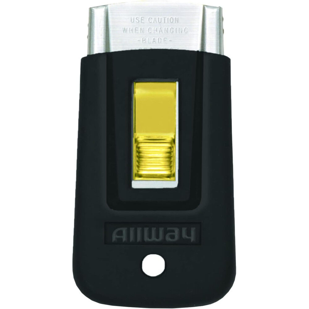 Allway Tools Soft Grip Steel Safety Glass Scraper with 5 Blades SGS ...