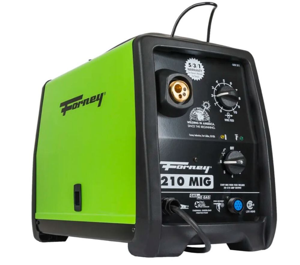 Forney Industries Green 230V 210A 210 MIG Welder with 10 ft Lead 311 ...