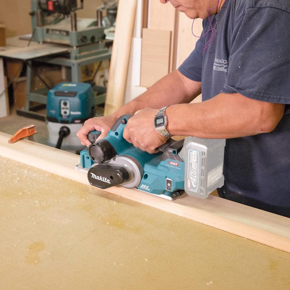 Makita 40V max XGT Cordless 3 1/4in Planer AWS Capable (Bare Tool ...