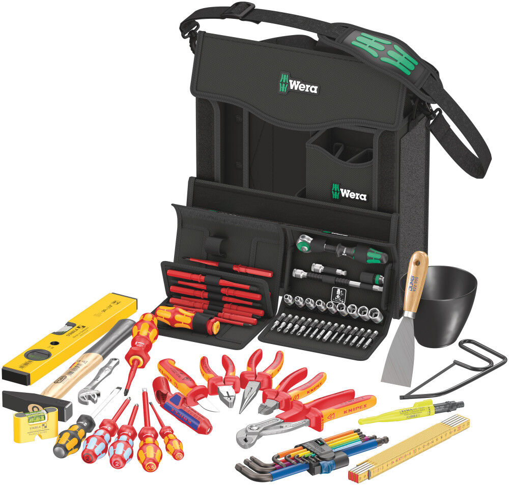 Wera Tools 2go E 1 Tool Set for Electricians 73pc 05134025001 - Acme Tools