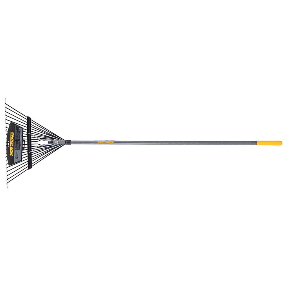 True Temper 22-Tine Steel Leaf Rake with Hardwood Handle 2604512 - Acme ...