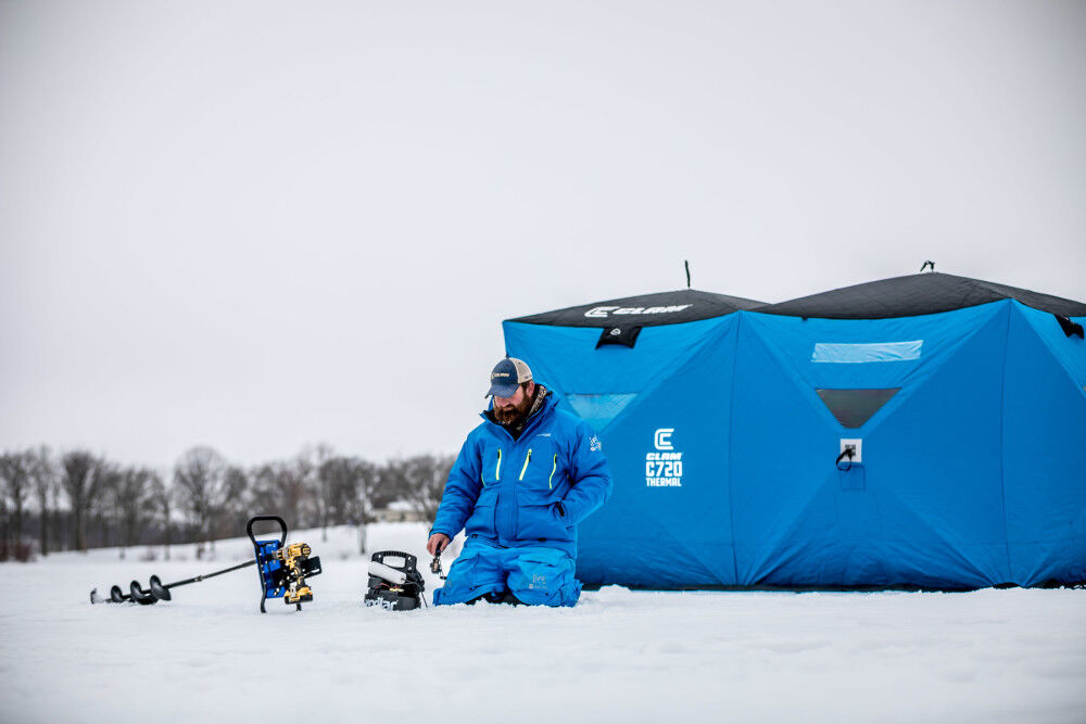 Clam Outdoors C-720 Thermal Double Hub Ice House 115497 from Clam ...