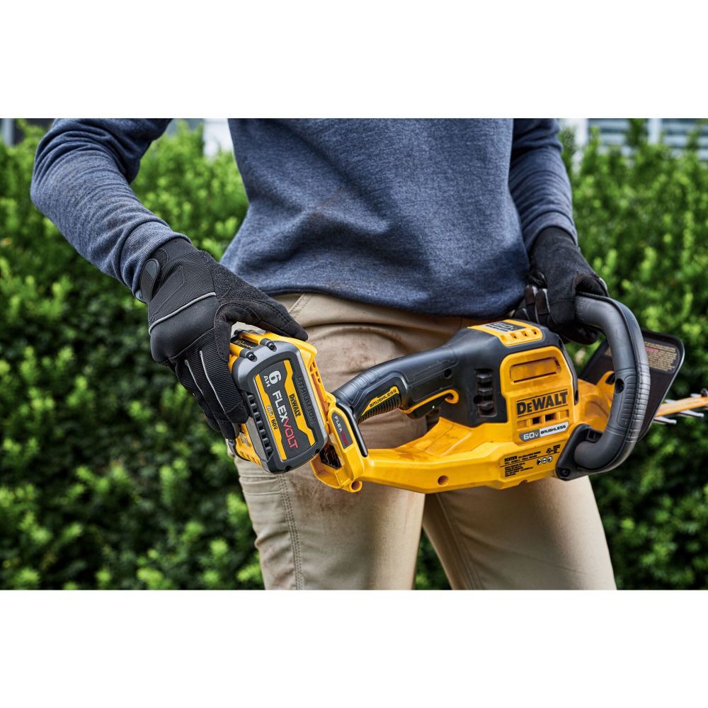 DEWALT 60V MAX Hedge Trimmer 26in Brushless Cordless Kit DCHT870T1 - Acme Tools
