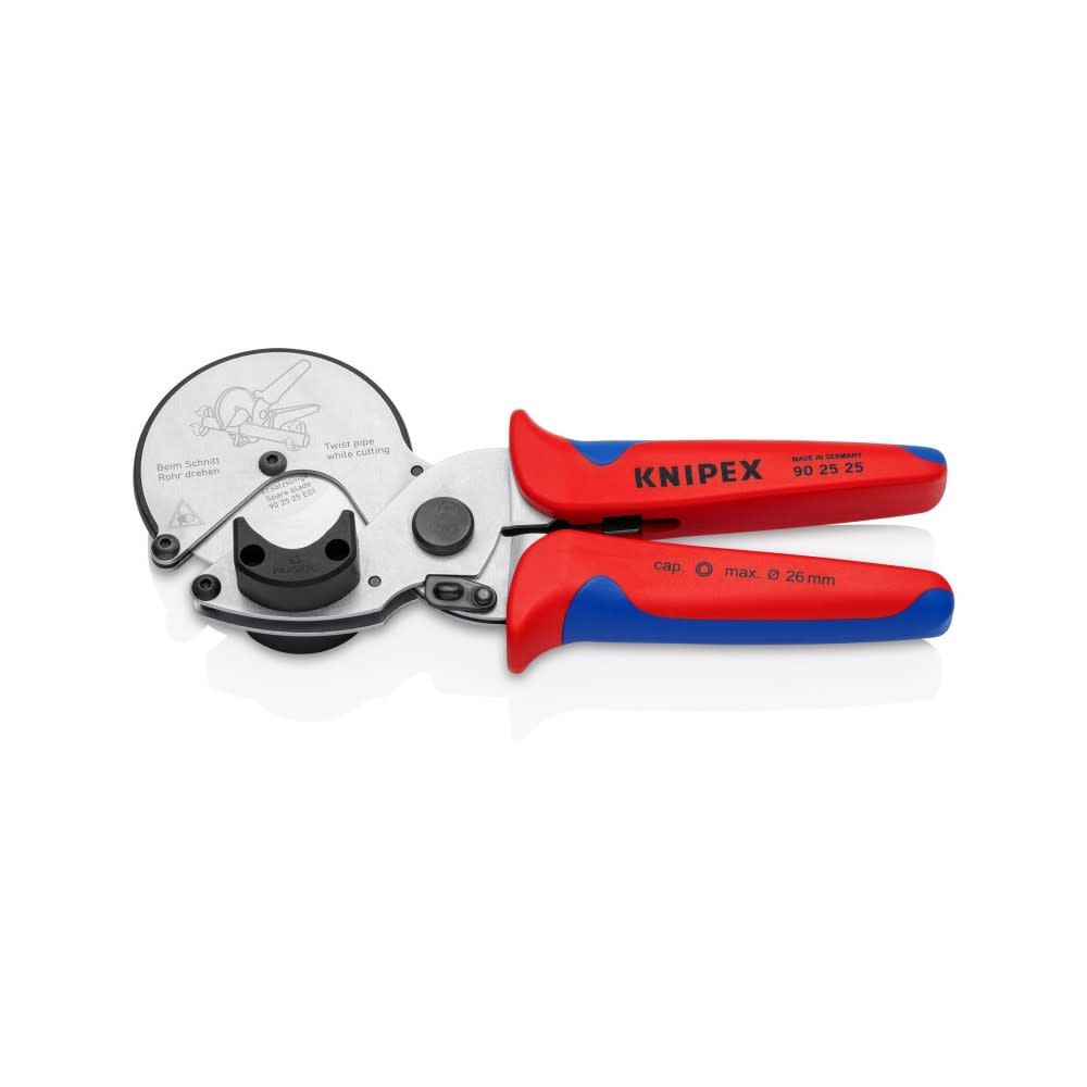 Knipex 8-1/4 in Red/Blue Galvanized Composite Pipe Cutter 90 25 25 ...