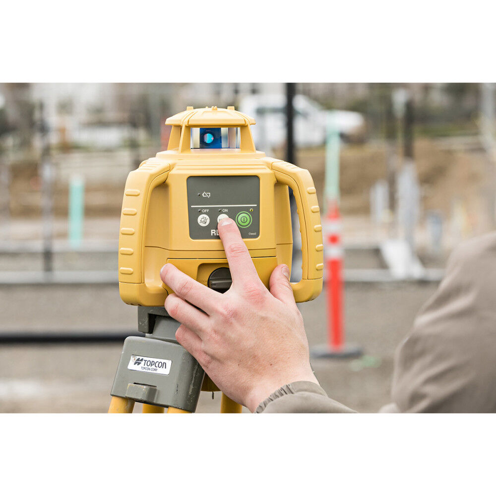 Topcon RL-H5B Laser Kit with Tripod & 13' Fiberglass in Inches 1035256 ...
