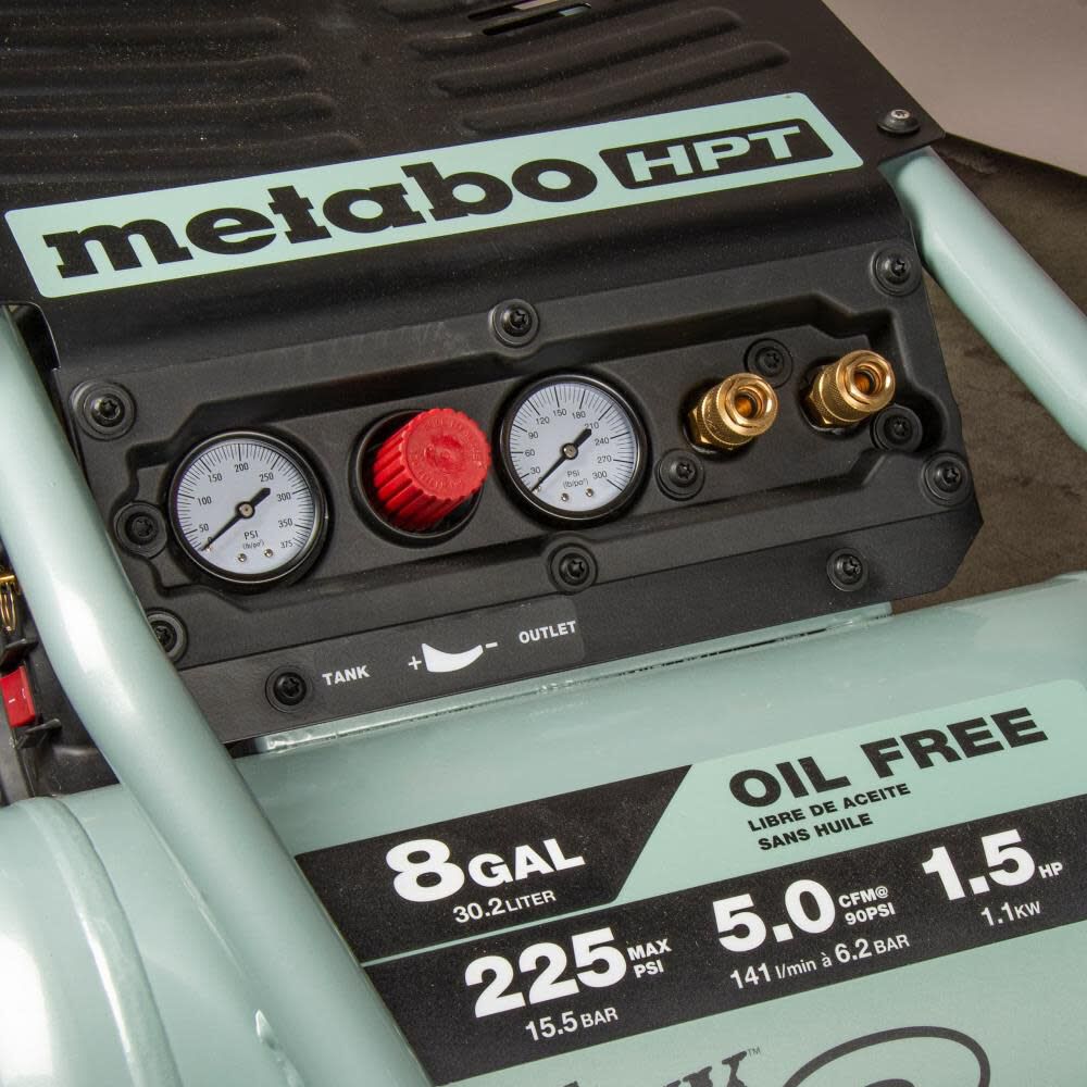 Metabo HPT The Tank 8 Gallon Trolley Air Compressor EC1315SM - Acme Tools