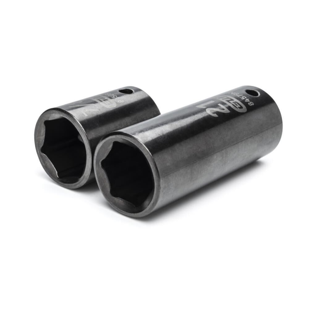 GEARWRENCH 1/2in Drive Standard/Deep SAE/Metric Master Impact Socket ...