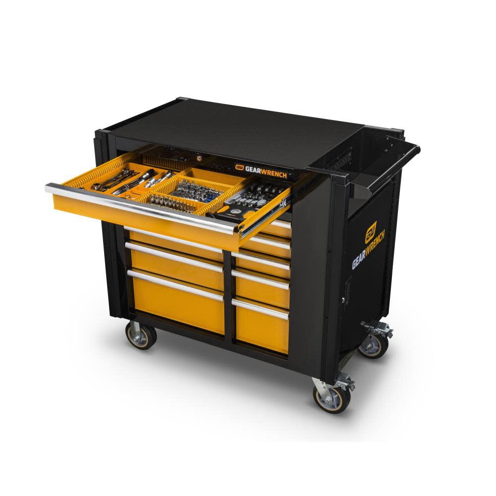 GEARWRENCH 42in INDUSTRIAL MOBILE WORK STATION WITH 11 DRAWERS 83169 ...