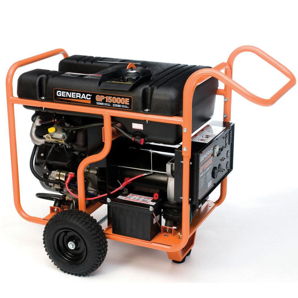 Generac GP 15000-Running-Watt Portable Generator with Engine 005734 ...