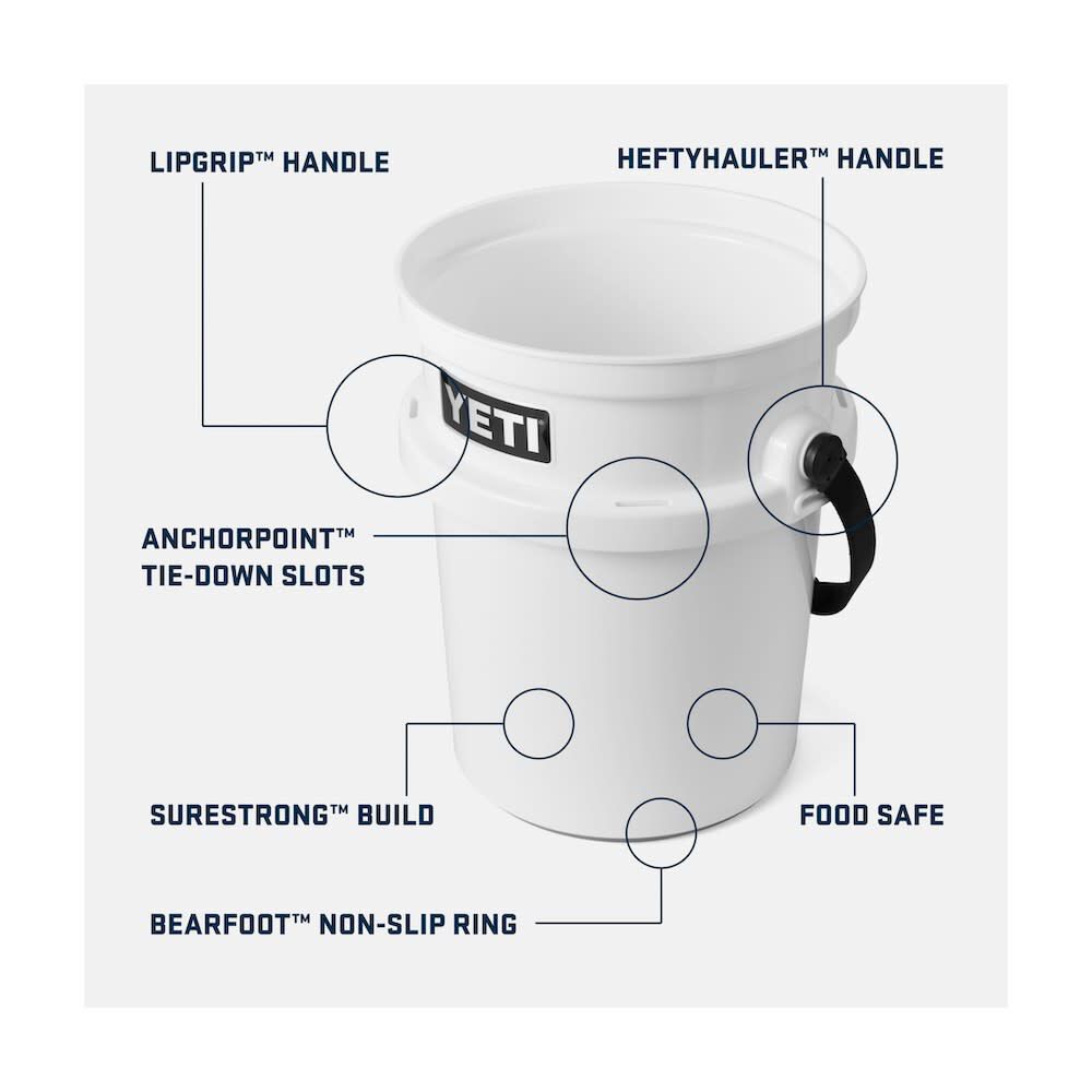 Yeti 5 Gallon LoadOut Bucket Canopy Green 26010000222 - Acme Tools