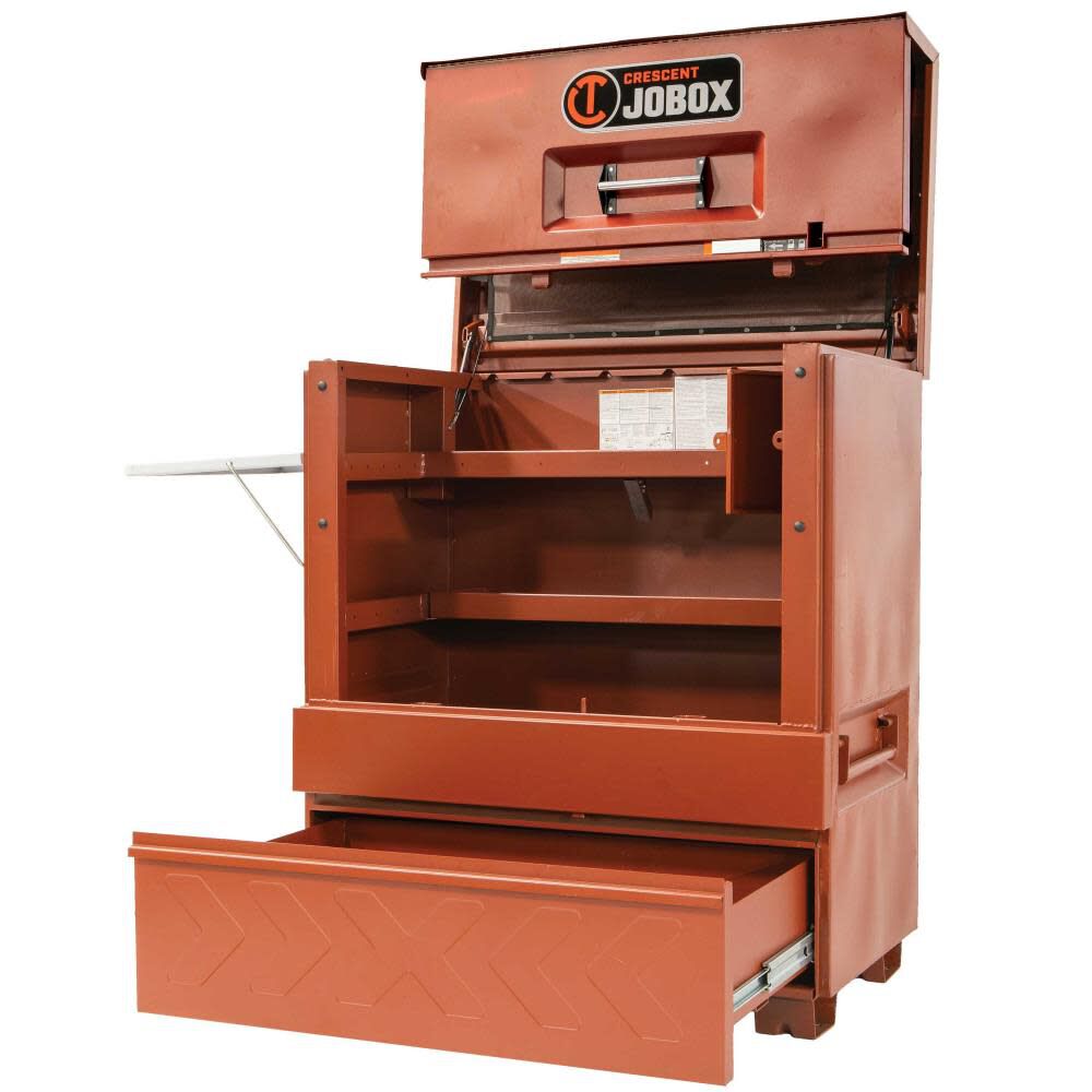 Crescent JOBOX 48in Site-Vault Heavy-Duty Piano Boxes with Drawer 2D ...