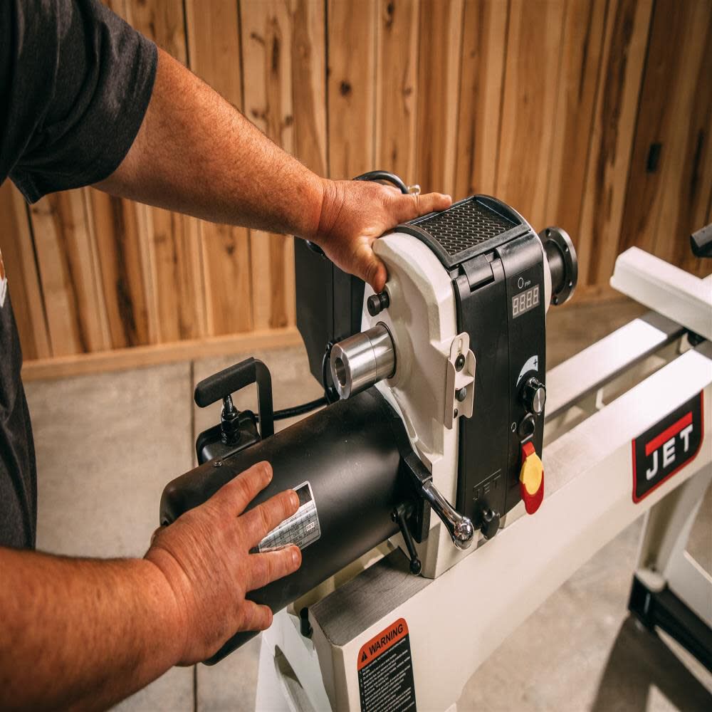 JET 16in x 40in Electronic Variable Speed Wood Lathe 1.5HP 1PH 115V ...