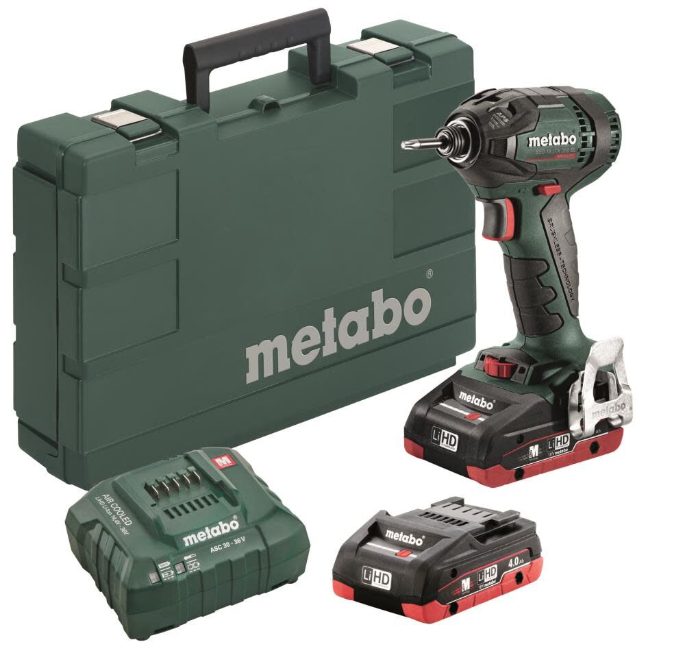 Metabo SSD 18 LTX 200 BL Cordless Impact Driver 602396520 from Metabo - Acme Tools