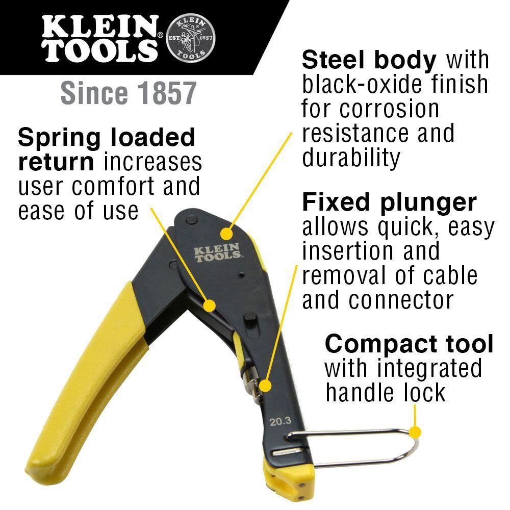 Klein Tools Coax Cable Installation Kit w/Pouch VDV026211 - Acme Tools