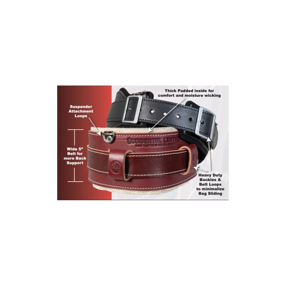 Occidental Leather Stronghold Comfort Belt System 5135O035 - Acme Tools