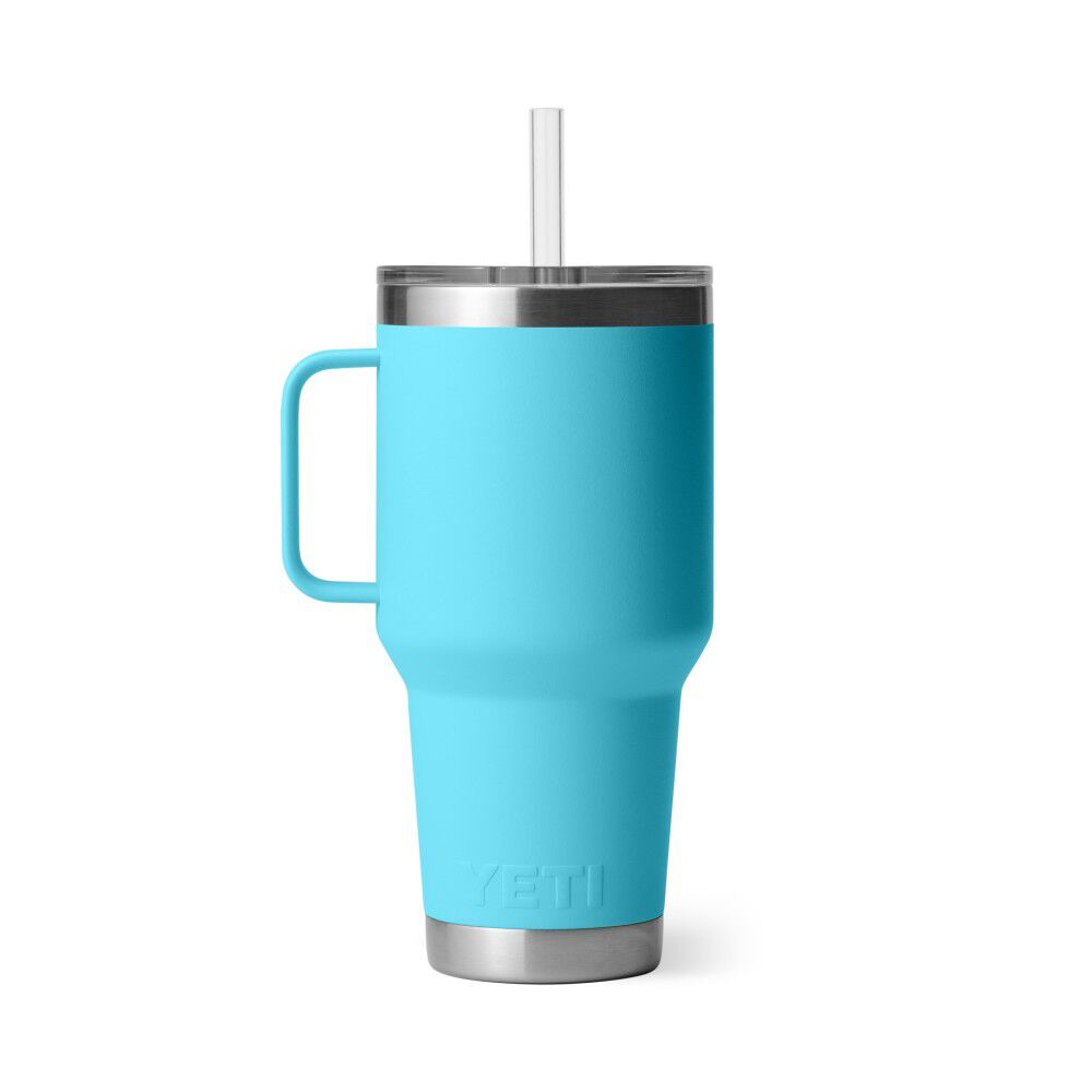 Yeti Rambler 35 Oz Mug with Straw Lid Reef Blue 21071502362 - Acme Tools