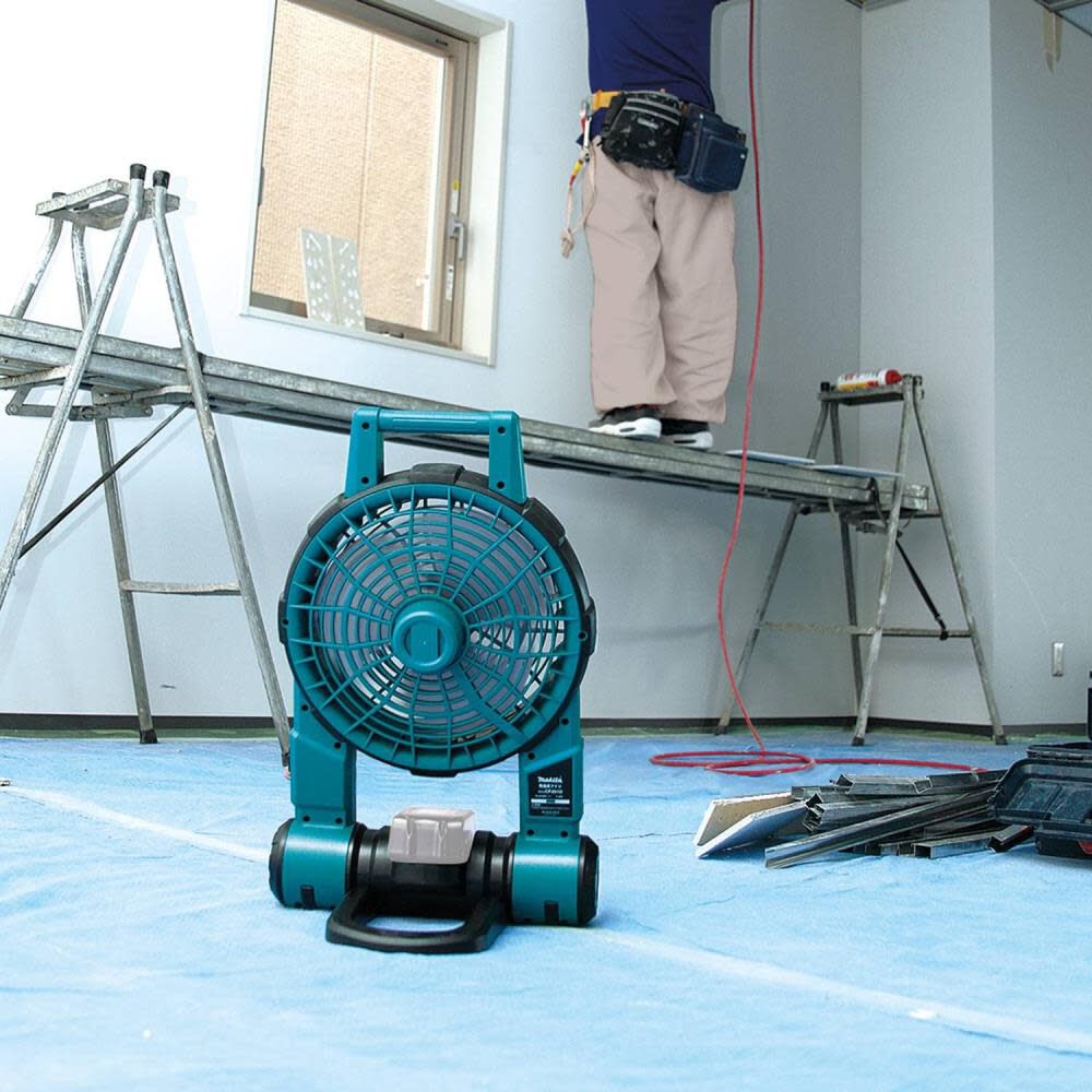 Makita 18V LXT Lithium-Ion Cordless Job Site Fan (Bare Tool) DCF201Z ...