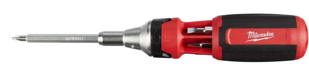 Milwaukee 9-in-1 Square Drive Ratcheting Multi-Bit Driver 48-22-2322 ...