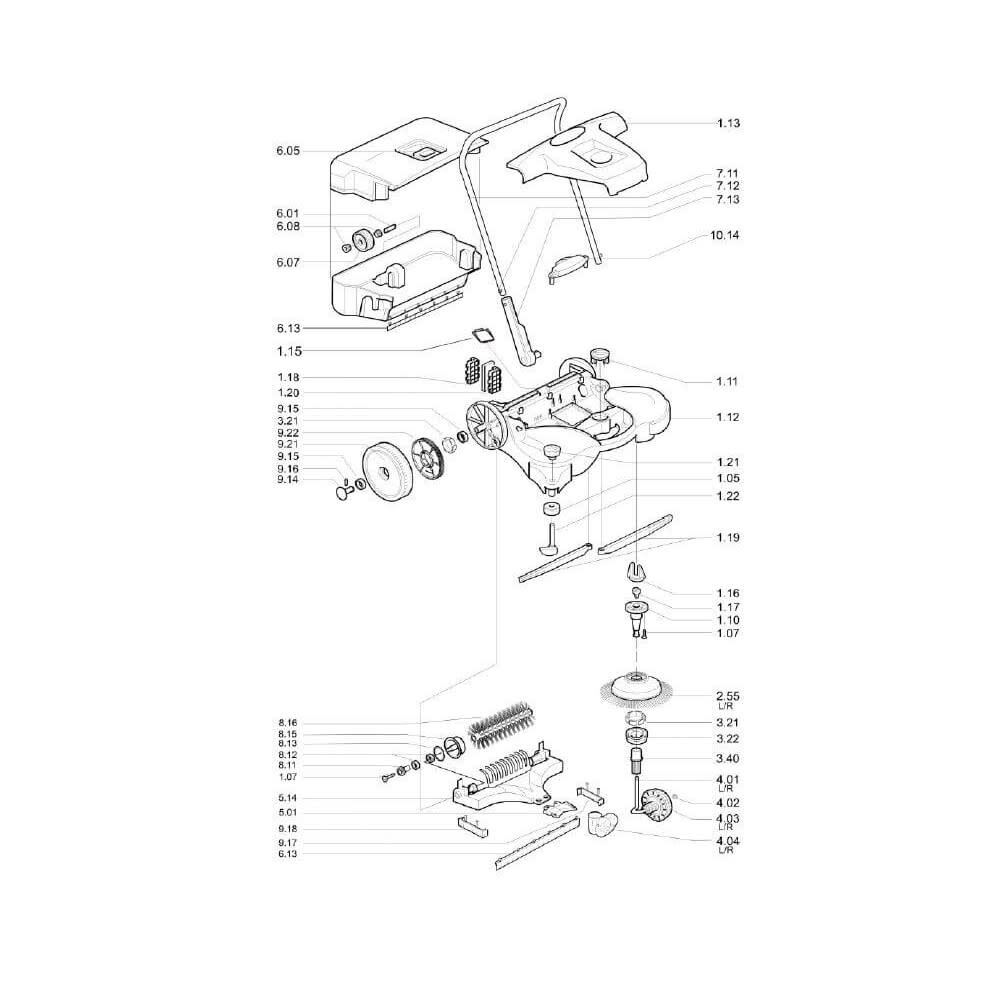 Haaga 497 38in Push Power Turbo Sweeper HAAGA 497 - Acme Tools