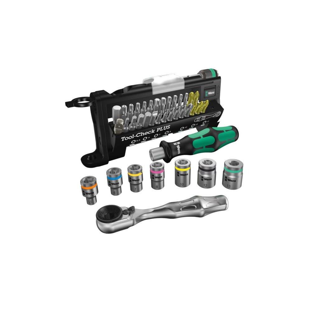 Wera Tools Tool-Check Plus Tool Set with Bitholding Screwdriver 39pe ...
