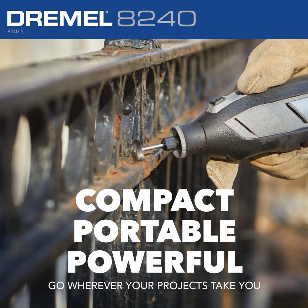 Dremel 12V Rotary Tool Cordless Kit 8240-5 - Acme Tools