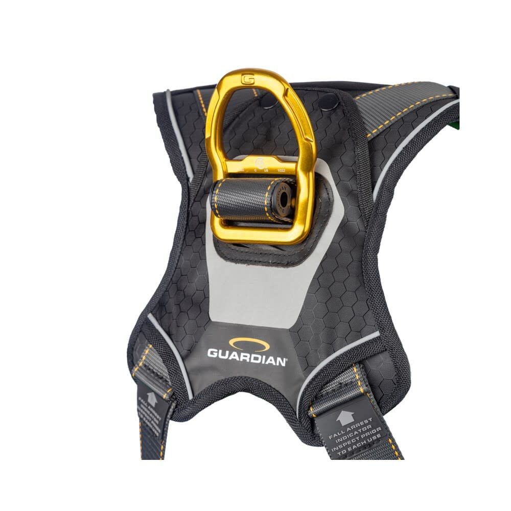 Guardian Fall Protection Full Body Harness with Chest/Leg Buckle ...