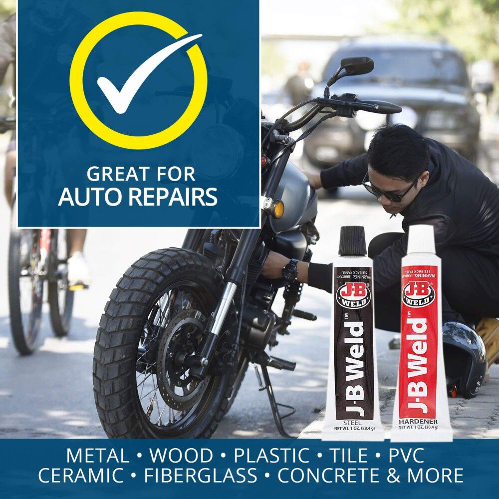 J-B Weld Original Cold Weld 2oz Two Part Steel Reinforced Epoxy 8265S ...