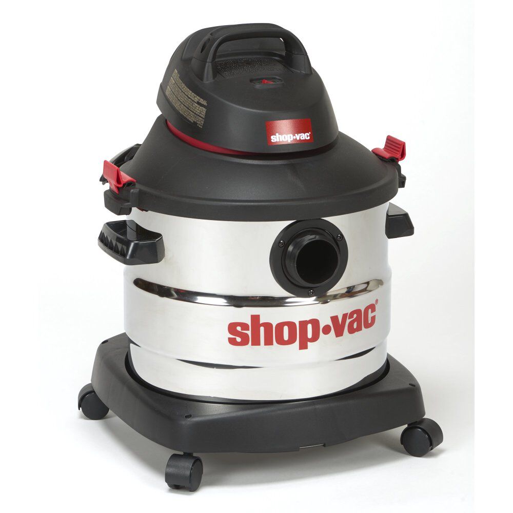 Shop Vac Wet/Dry Vacuum 8 Gallon 6.0 Peak HP Stainless Steel 5989405 - Acme Tools
