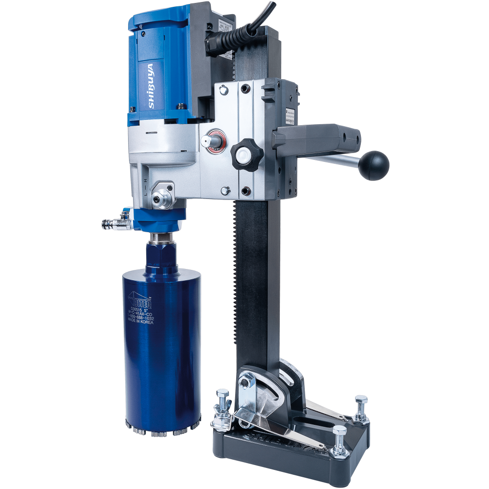 Diteq Shibuya TS-165Pro Angle Base Core Drills with Carrying Case (2 ...