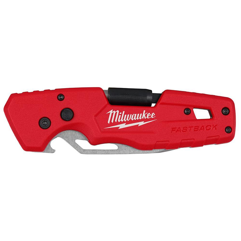 Milwaukee FASTBACK 5in1 Folding Knife 48-22-1540 - Acme Tools