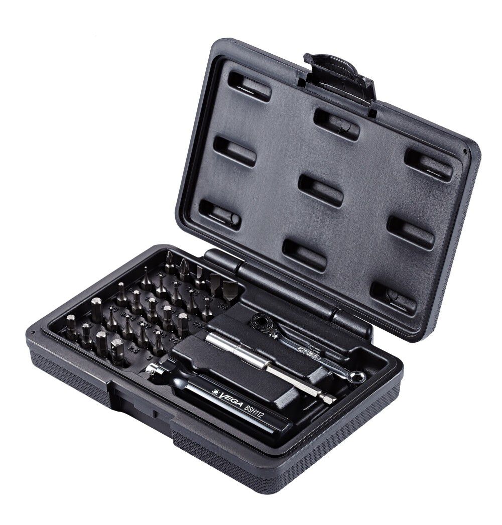 Vega 27pc Bit & Hand Driver Set with Ratchet V27-BRH - Acme Tools