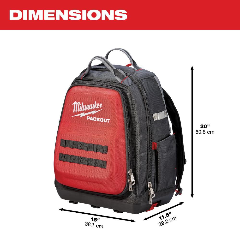 Milwaukee PACKOUT Backpack 48-22-8301 - Acme Tools
