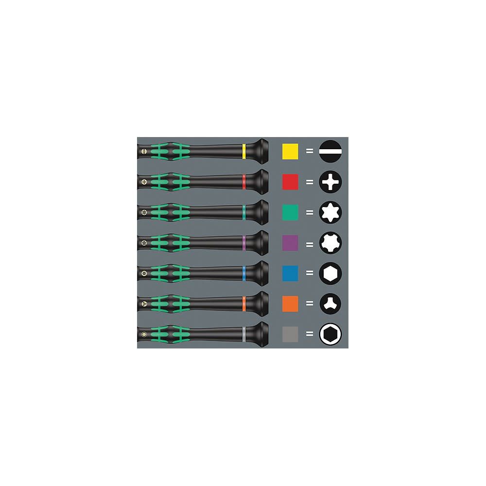 Wera Tools 12pc Kraftform Micro 12 Universal 1 Screwdriver Set ...