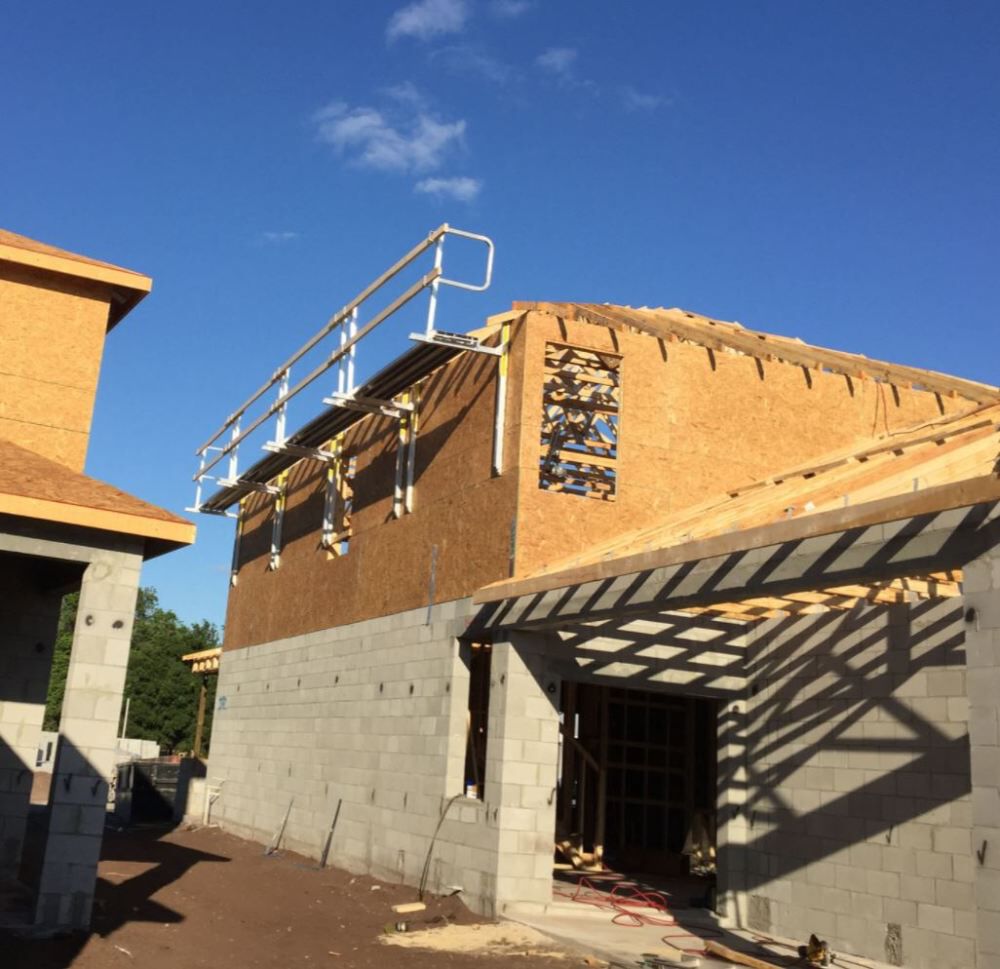 Wall Walker Hanging Scaffold 8' with Guard-rail Posts WW03844 from Wall ...