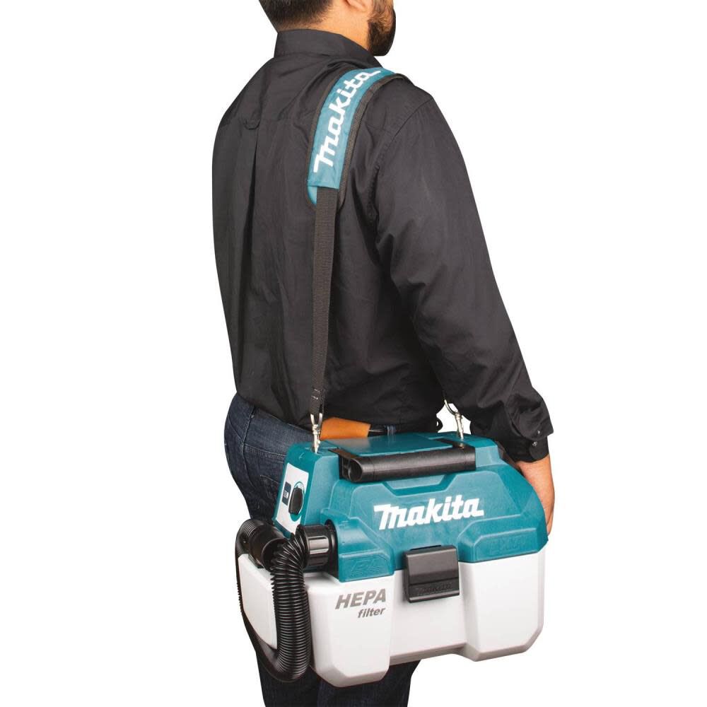 Makita 18V LXT 2 Gallon HEPA Portable Wet/Dry Dust Extractor/Vacuum Kit ...