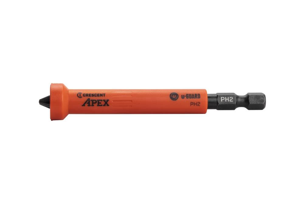 Crescent APEX #2 Phillips u-GUARD Covered Impact Power Bit with Ring ...