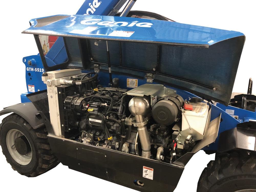 Genie 5500 LB. Capacity - 19 Ft. Reach Telehandler with Heated Cab and ...