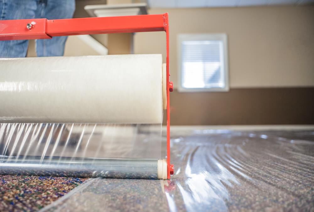 Surface Shield 36in x 200ft Carpet Shield Self Adhesive Protection Film ...