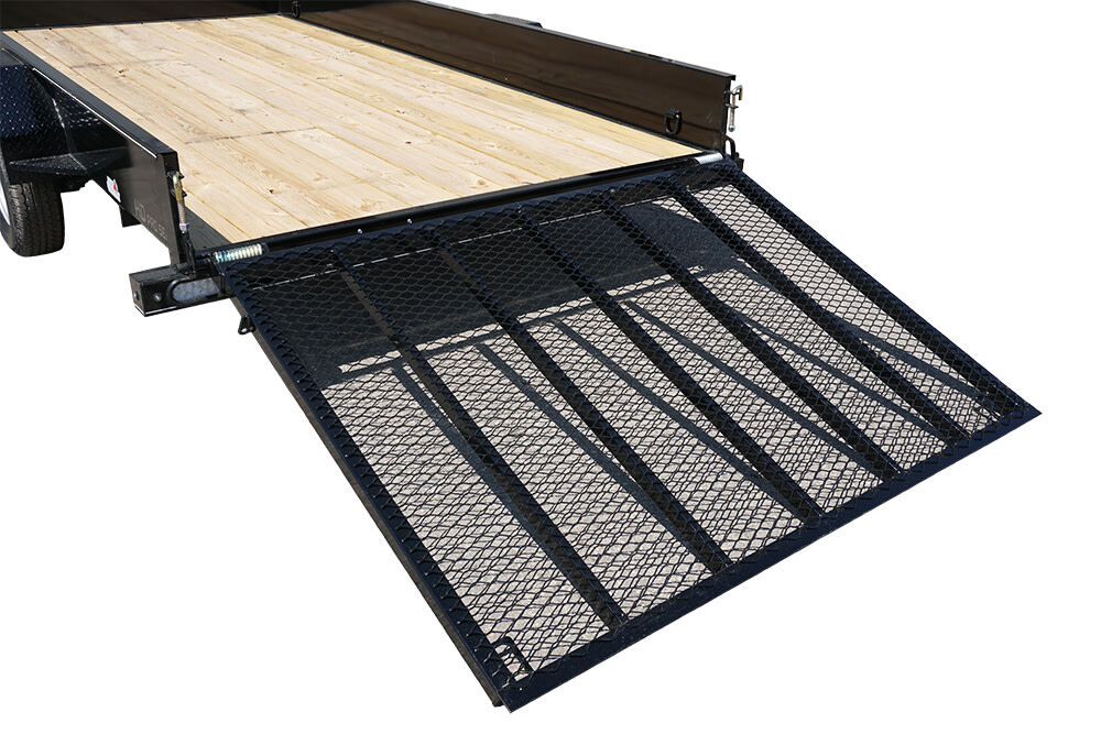 Doolittle Trailer Mfg Steel Sided Open Utility Trailer 14'x84in Single ...