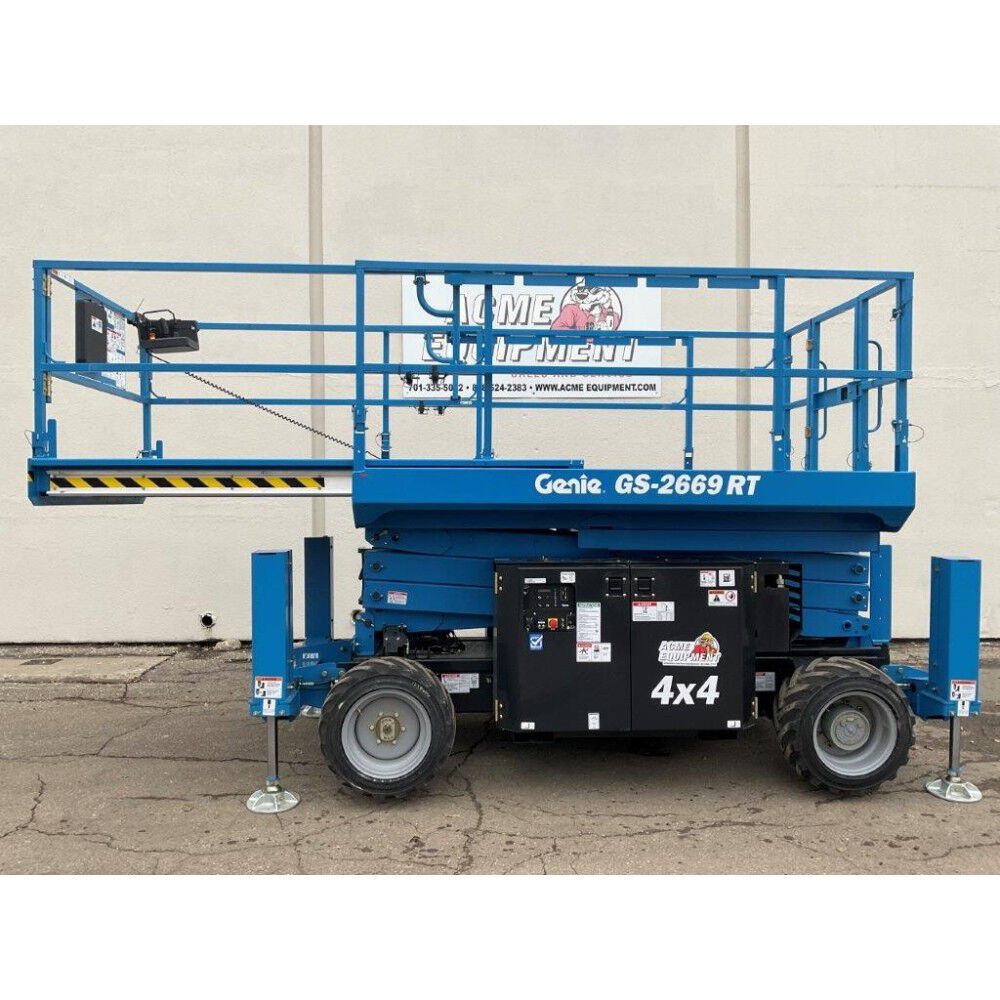 Genie 26ft Dual Fuel Rough Terrain Scissor Lift GS-2669 RT from Genie ...